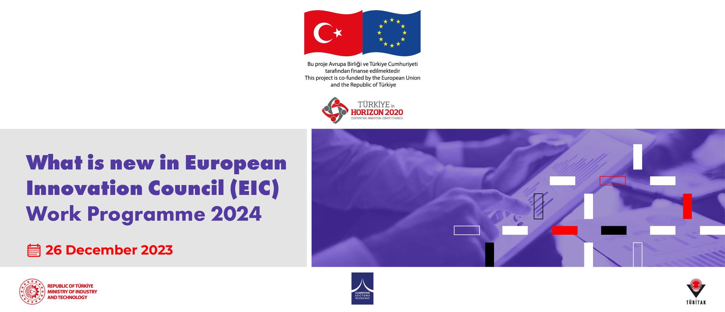 EIC 2024 Çalışma Programı Hakkında Çevrimiçi Seminer - 26/12/2023 ...